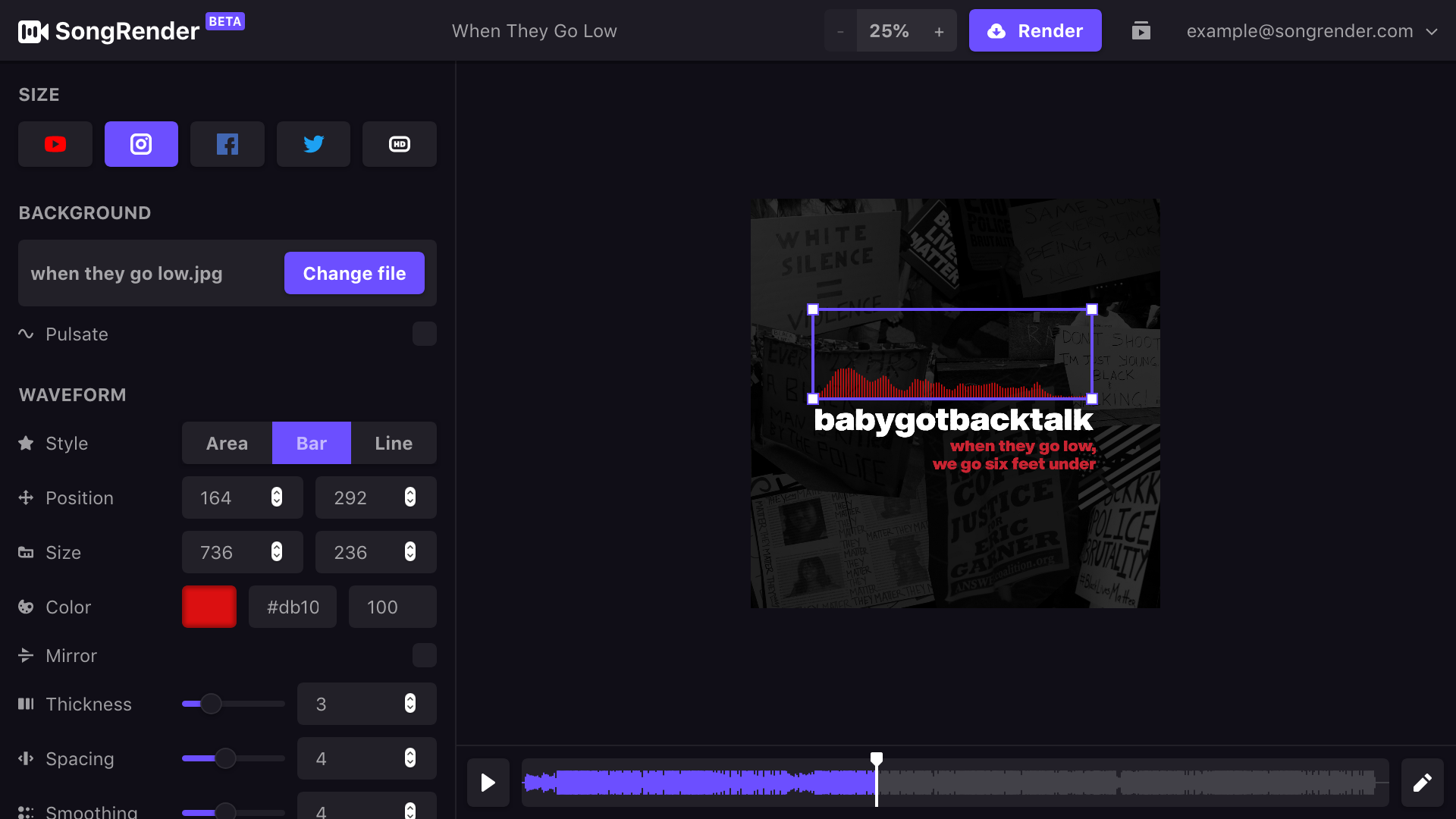 (Re) Introducing Songrender — SongRender